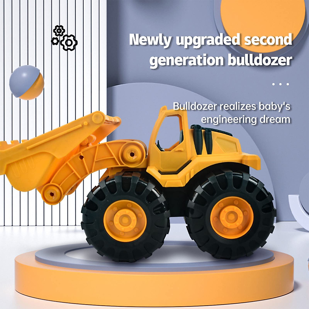 Kids Toys, Large Construction Vehicles Excavator for Kids Engineering Toys for Kids 8-10, Educational Toys for Kids 5-7, Birthday Gift for Girls, Boys