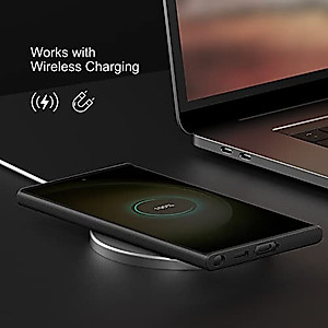 Memumi Ultra Slim Samsung Galaxy S23 Ultra Case, 0.3mm Matte Hard Back Cover, Minimalist Design - Matte Black