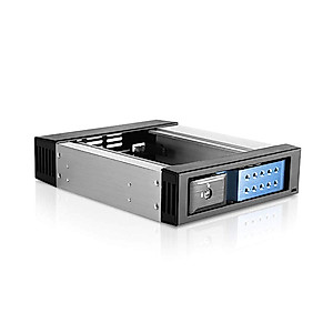 iStarUSA i-Star BPN-DE110HD-BLUE Trayless 5.25" to 3.5" 12Gb/s HDD Hot-swap Rack