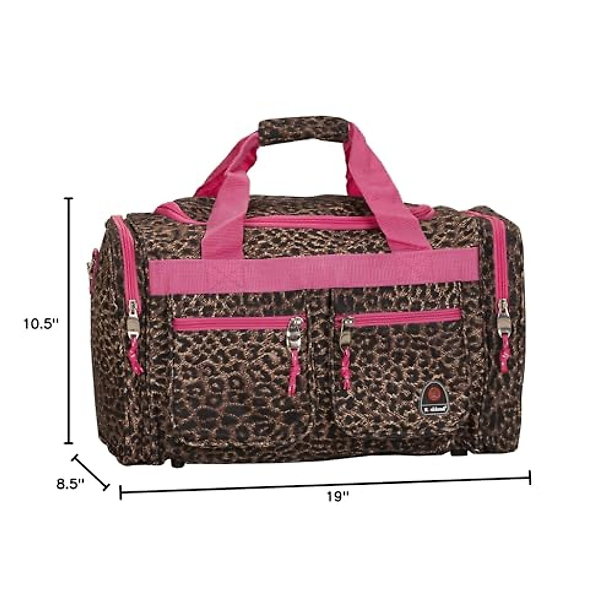 Rockland Bag, Pink Leopard, 19" Duffel