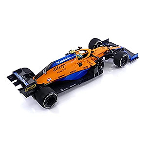 Minichamps 530213304 1:18 Mclaren F1 Team MCL35M-Lando Norris-2nd Place Italian GP 2021 Collectible Miniature Car, Multicoloured