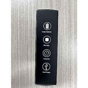 Sevdiea Heated Vest Battery Pack 7.4V 16000mAh, Battery Pack for Heated Vest, LCD Display Power Bank for Heated Vest with USB DC Port