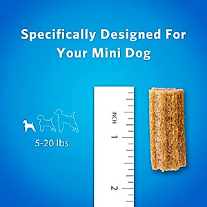 Purina DentaLife Made in USA Facilities Toy Breed Dog Dental Chews, Daily Mini - 58 ct. Pouch