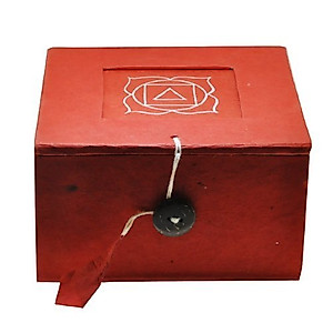 JIVE® Tibetan Chakra Singing Bowl Set Palm Size Root Chakra Red Singing Bowl - Premium Quality