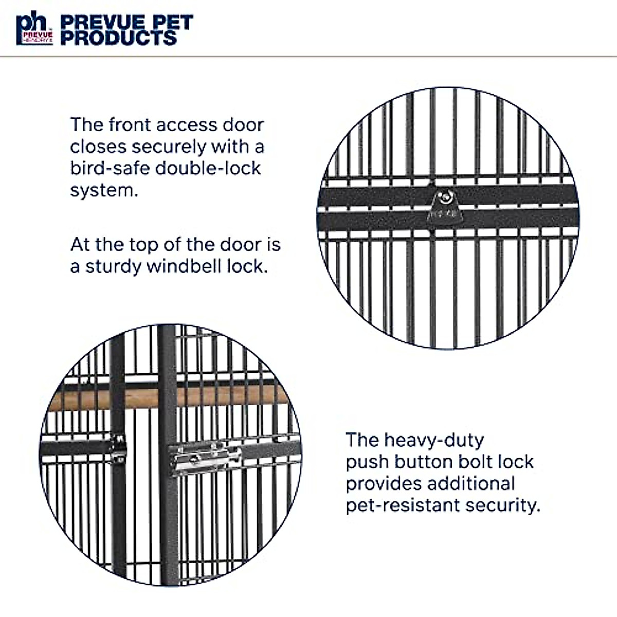 Prevue Hendryx Signature Select Series Wrought Iron Bird Cage in Black