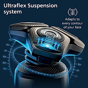 Philips Norelco S9000 Prestige Electric Shaver with Qi-Charger, Precision Trimmer and Premium Case, SP9872/86