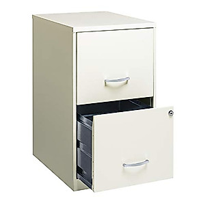 Office Dimensions 18" Deep 2 Drawer Metal File Cabinet