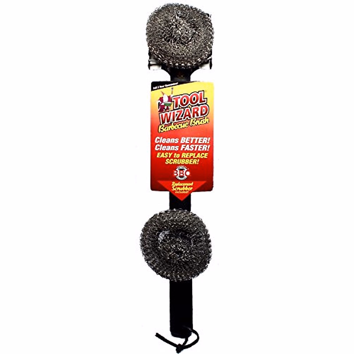 Tool Wizard Toolwiz, Grill Brush with Extra Scrubber