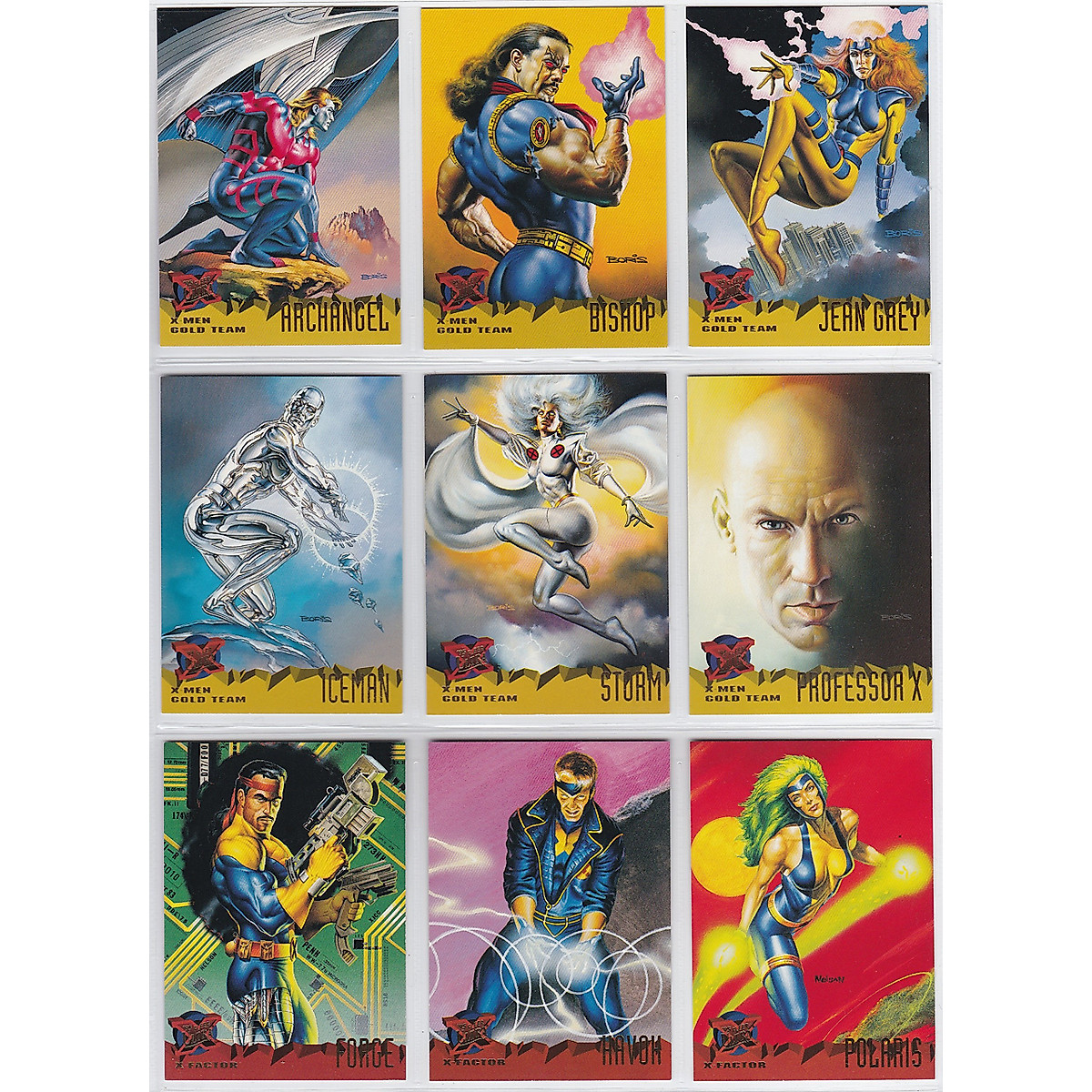 X-Men Fleer Ultra 1995 Complete 150 Card Trading Card Set