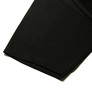 Pro Club Men's Comfort Cotton Short Sleeve T-Shirt, Black, Large