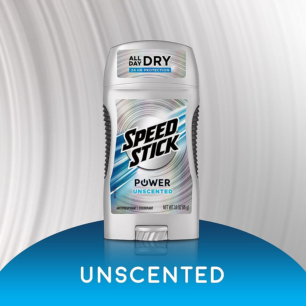 Speed Stick Power Antiperspirant Deodorant for Men, Unscented - 3 Ounce