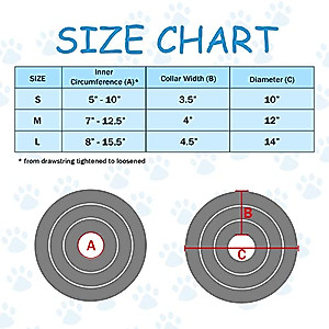 Cat Cone Collar Soft to Stop Licking, Neck Donut Collar/Elizabeth Recovery Collar/e Collar for Cat/Kitten/Dog/Puppy After Surgery Cones to Stop Itching, S Size, PU