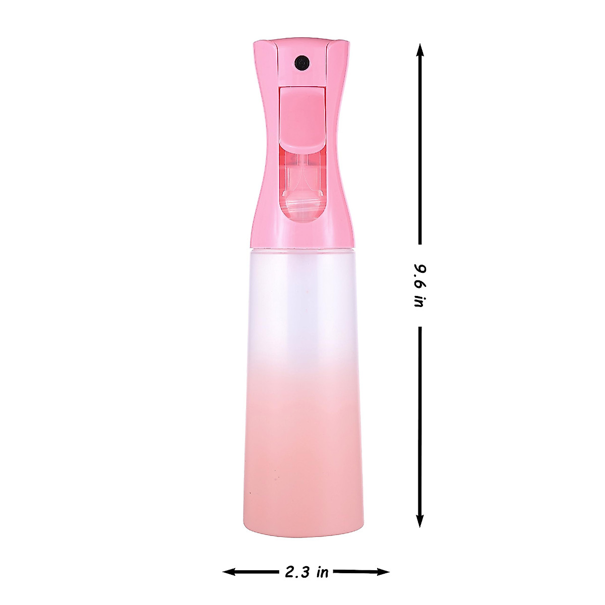 Vimas Continuous Spray Bottles, Refillable Water Spray Bottles for Cooking, Cleaning, Hairstyling, Skin Care & Plant 10 oz/300ml (Pink)