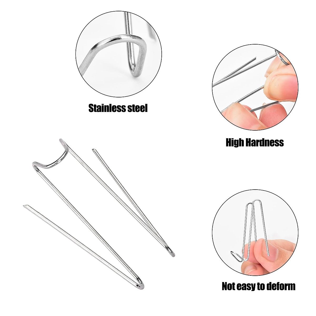 60Pcs Fabric Panel Wall Hooks Panel Wall Wire Hooks Cubicle Hooks for Fabric Walls at Office, Kitchen, Home Shelf, Picture, Key Hanging Accessories