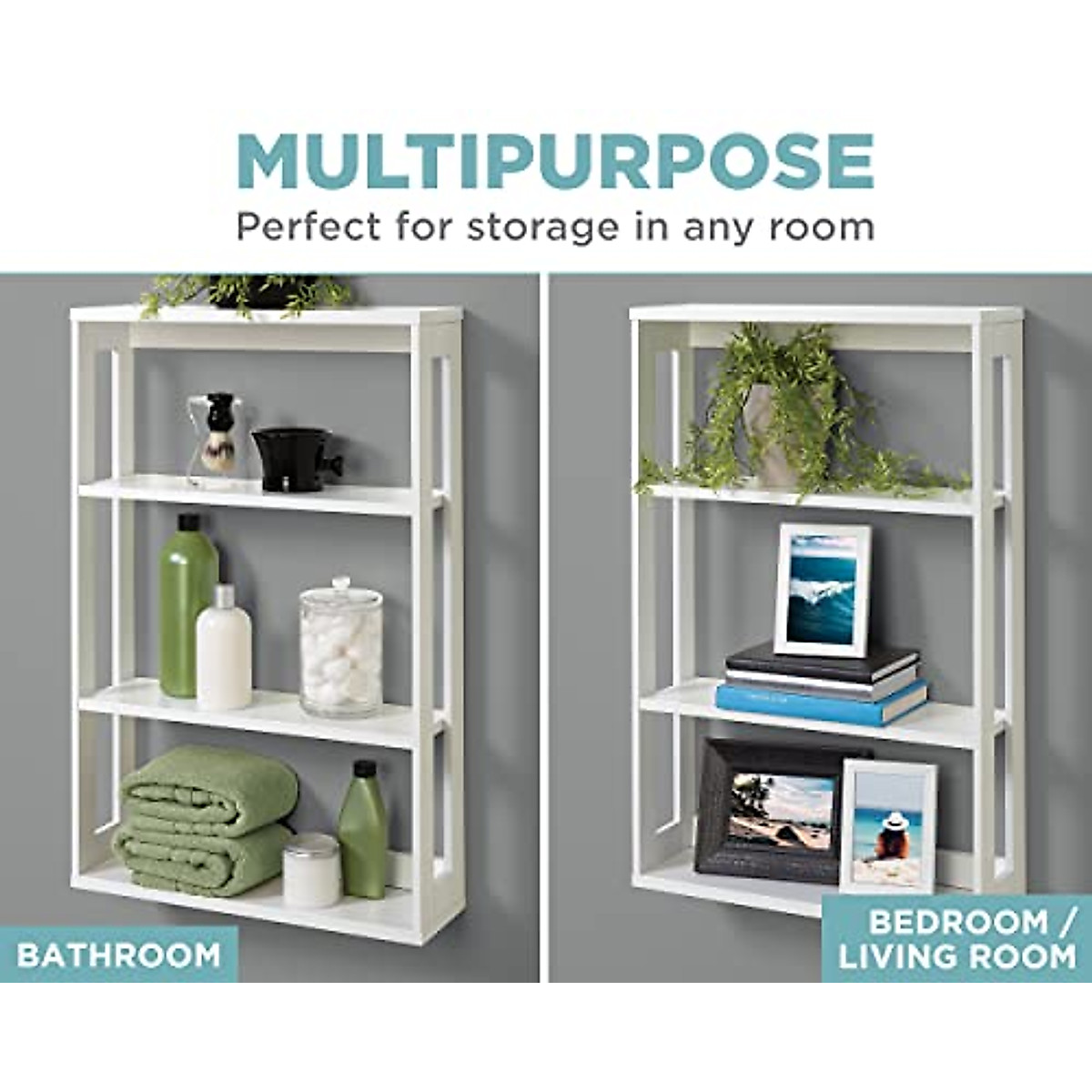 Zenna Home Wall Shelf, White