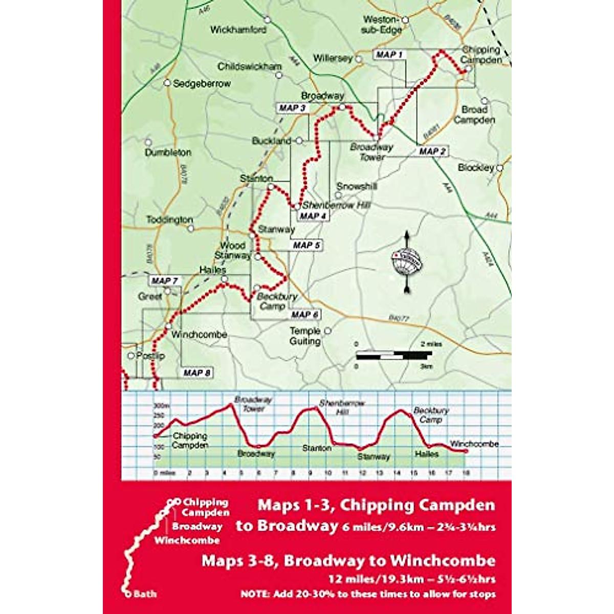 Cotswold Way: Chipping Campden to Bath - Planning, Places to Stay, Places to Eat; Includes 44 Large-scale Walking Maps (British Walking Guides)