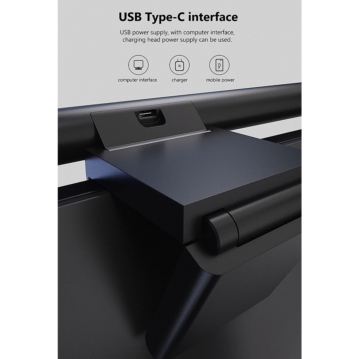Computer Monitor Light Bar,Wireless Remote Control Multiple Screen lamp Dimmer Switch,USB Powered, E-Reading LED Hanging Light,for Office/Home, Brightness/Color Temperature Adjustment