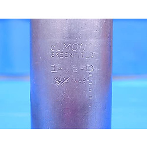Dumont 3/8-D HSS Keyway Broach 3/8 Cutting Width + 1 1/2D Bushing Sleeve USA - MB11706CG2