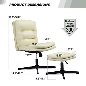 Belandi High Back Office Chair with Lifting Headrest - Adjustable Built-in Lumbar Support Flip Arms, Ergonomic Computer Desk Leather Chair Home Office Work Chairs,Thick Padded Strong Metal Base(Pink)