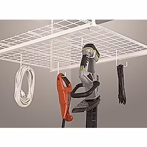 HyLoft 00212 Add-On Storage Hook Accessory for HyLoft Model-540 Ceiling Rack, 4 Count , White
