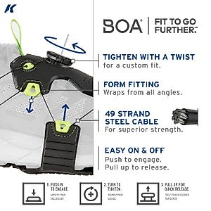Korkers Ice Runner Ice Cleats - Lightweight and Durable - 22 Replaceable Carbide Spikes - Green/Orange - Medium