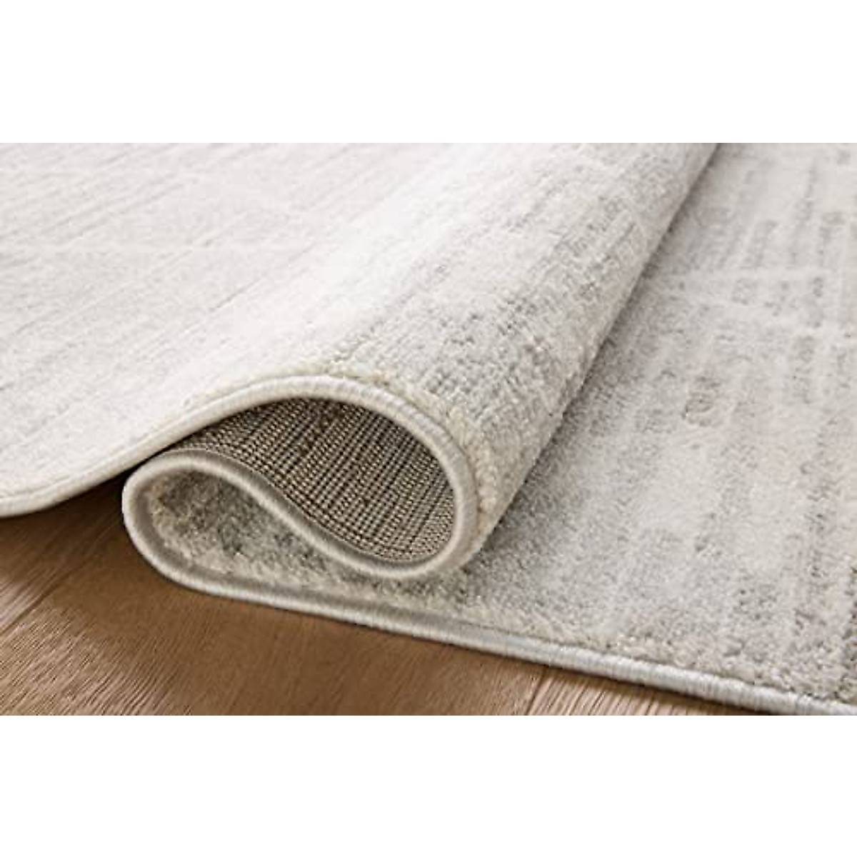 Loloi II Kamala Collection KAM-02 Ivory/Silver 7'-10" x 10' Area Rug
