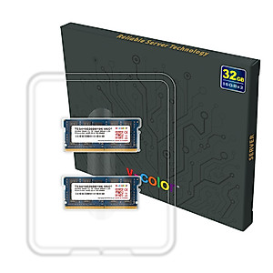 V-Color 32GB (2 x 16GB) ECC SO-DIMM DDR4 2666MHz (PC4-21300) for NAS Micro Server/Workstation/Compatible with Synology 21 Series 2Rx8 CL19 1.2V (TES416G26D819K-VKC)