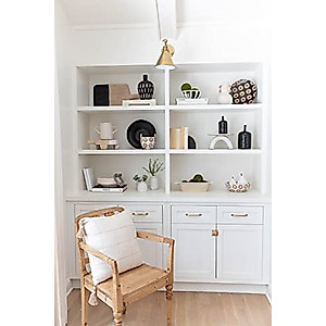 Mud Pie Modern White Stoneware Stand, 6" x 10 1/2" dia, CREAM