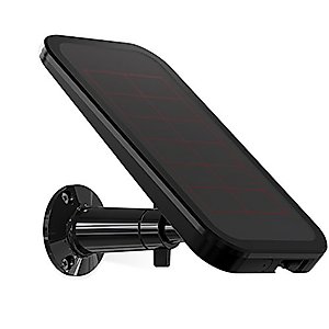 Arlo Solar Panel - Arlo Certified Accessory - Charge Select Arlo Cameras with the Power of the Sun, Works with Arlo Pro, Pro 2, Go and Security Lights, Black - VMA4600