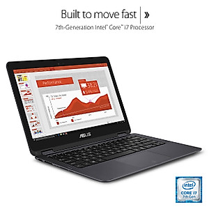 ASUS ZenBook Flip UX360UA 13.3-inch Touchscreen Convertible Laptop, Core i7, 16GB, 512GB SSD, Windows 10, Fingerprint Reader