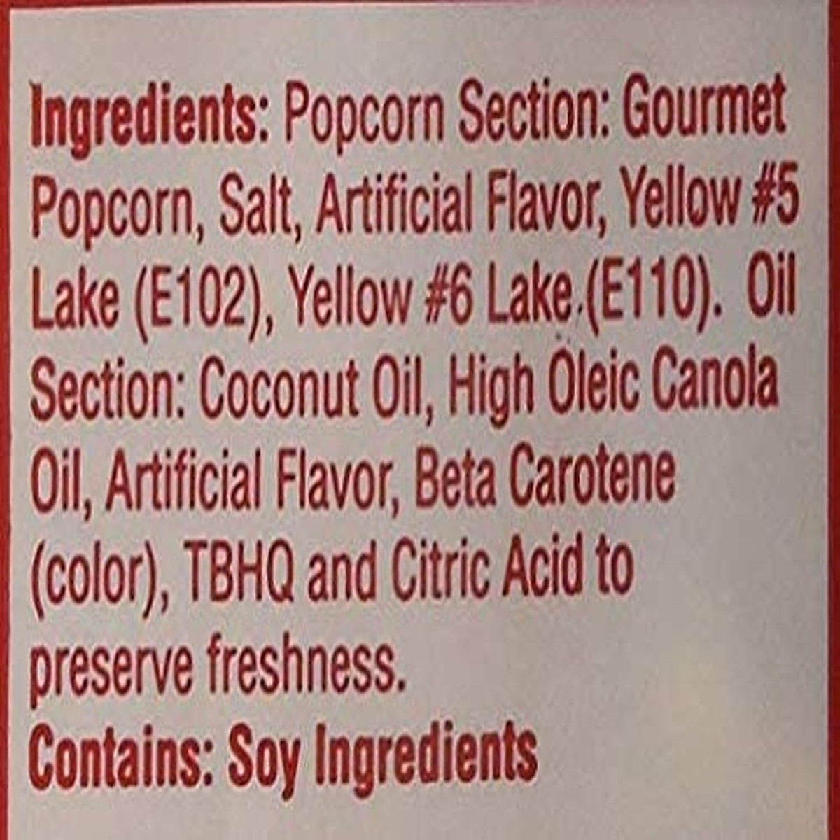 Gold Medal Mega Pop Butter Corn/Oil/Salt Kits 8 oz. Pouch (Pack of 6)