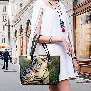 Womens Handbag Cat Leather Tote Bag Top Handle Satchel Bags For Lady