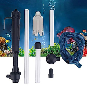 Keenso Electric Aquarium Gravel Cleaner, Automatic Fish Tank Cleaning Tools Gravel Vacuum for Aquarium, Suitable for Change Water Wash Sand Water Filter and Water Circulation