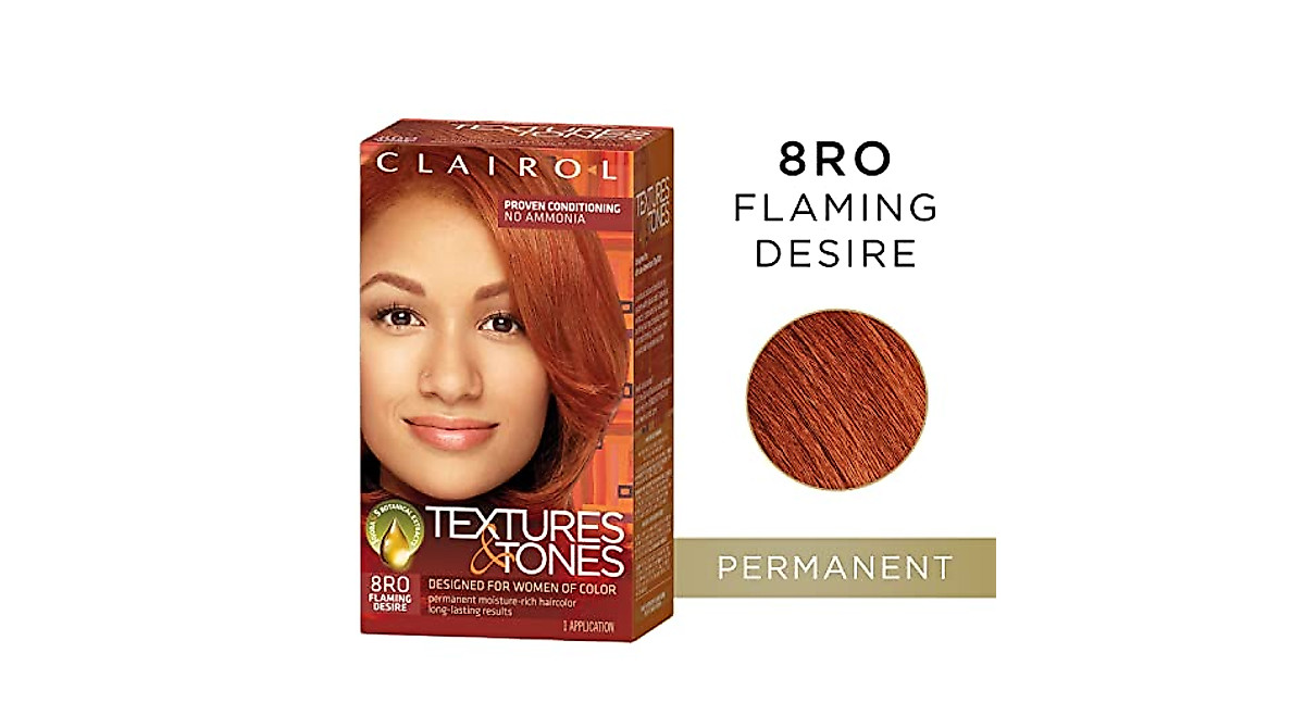 Clairol Textures & Tones Flaming Desire Hair Color - Vibrant & Long-Lasting