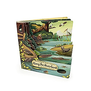 Discovering the World of Nature Along the Riverbank (Happy Fox Books) Board Book for Kids Ages 3-6 to Learn About Animals Living In, Near, or Under Water, plus Fun and Educational Facts (Peek Inside)