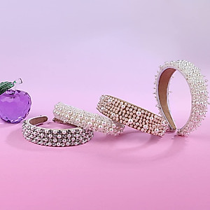 Natalie Mills GLAMBANDS! Glamorous Headbands for Ladies! Top Trending Hair Accessories. Rhinestone & Pearl Headbands