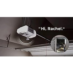 LiftMaster myQ Smart Garage HD Camera - WiFi Enabled - myQ Smartphone Controlled - Two Way Audio - Works with Key by Amazon in-Garage Delivery - Model MYQ-SGC1WLM, + Lens Cleaning Cloth