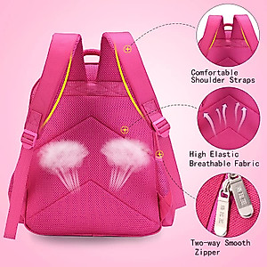 BingTangHuLu Encanto Kids Backpack Pink Cartoon Anime School Bag Cute Large Capacity Travel Bag for Girls