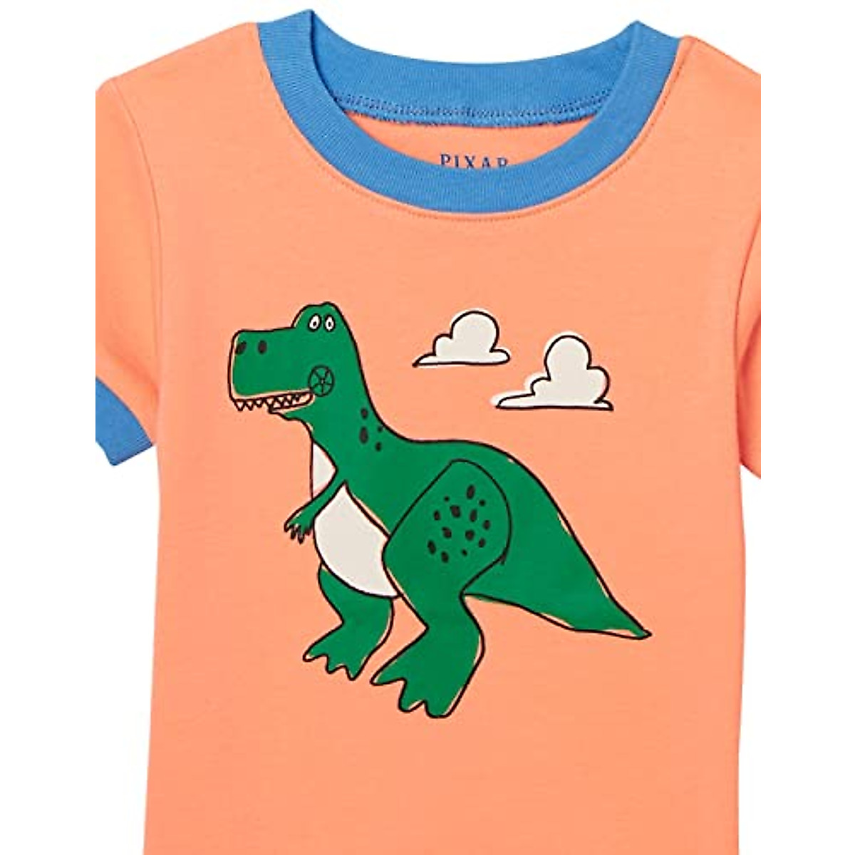 Amazon Essentials Disney | Marvel | Star Wars Toddler Boys' Snug-Fit Cotton Pajama Sleepwear Sets, Pack of 3, 3-piece Toy Story Rex Set, 3T