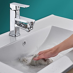 Faucet Extender for Kitchen Sink Universal,Faucet Extender for Bathroom Sink Brass,Splash Filter Faucet Extender,2 Water Outlet Modes,for washbasins