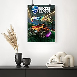 Rocket Merch League Canvas Poster Unframed Wall Art Print for Home, Office, Dorm Decoration 12 x 18 Inch