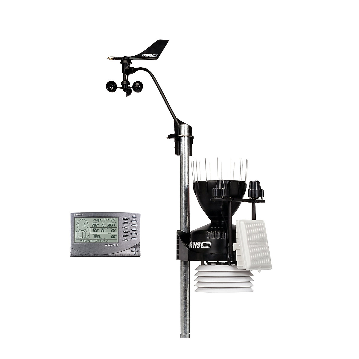 Davis 6162C Vantage Pro2 Plus Weather Station w/Solar Radiation & UV - Cabled