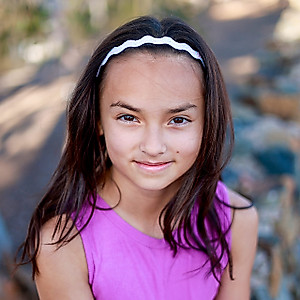 FROG SAC 6 Glitter Elastic Headbands For Girls, Adjustable Non Slip Thin Stretch Wavy Sport Headband Hair Bands for Teens, Cute Stretchy Zig Zag Nonslip Teen Girl Sport Hair Accessories