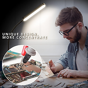 Wio-Mio Led Floor Lamp with 4 Color Temperature and Stepless Dimmer, Remote and Touch Control Floor Lamp, Adjustable Gooseneck Standing Lamp for Living Room