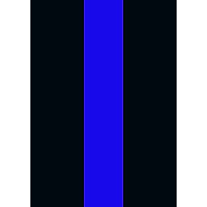 Toland Home Garden 1110867 Thin Blue Line Police Flag 12x18 Inch Double Sided Police Garden Flag for Outdoor House Patriotic Flag Yard Decoration