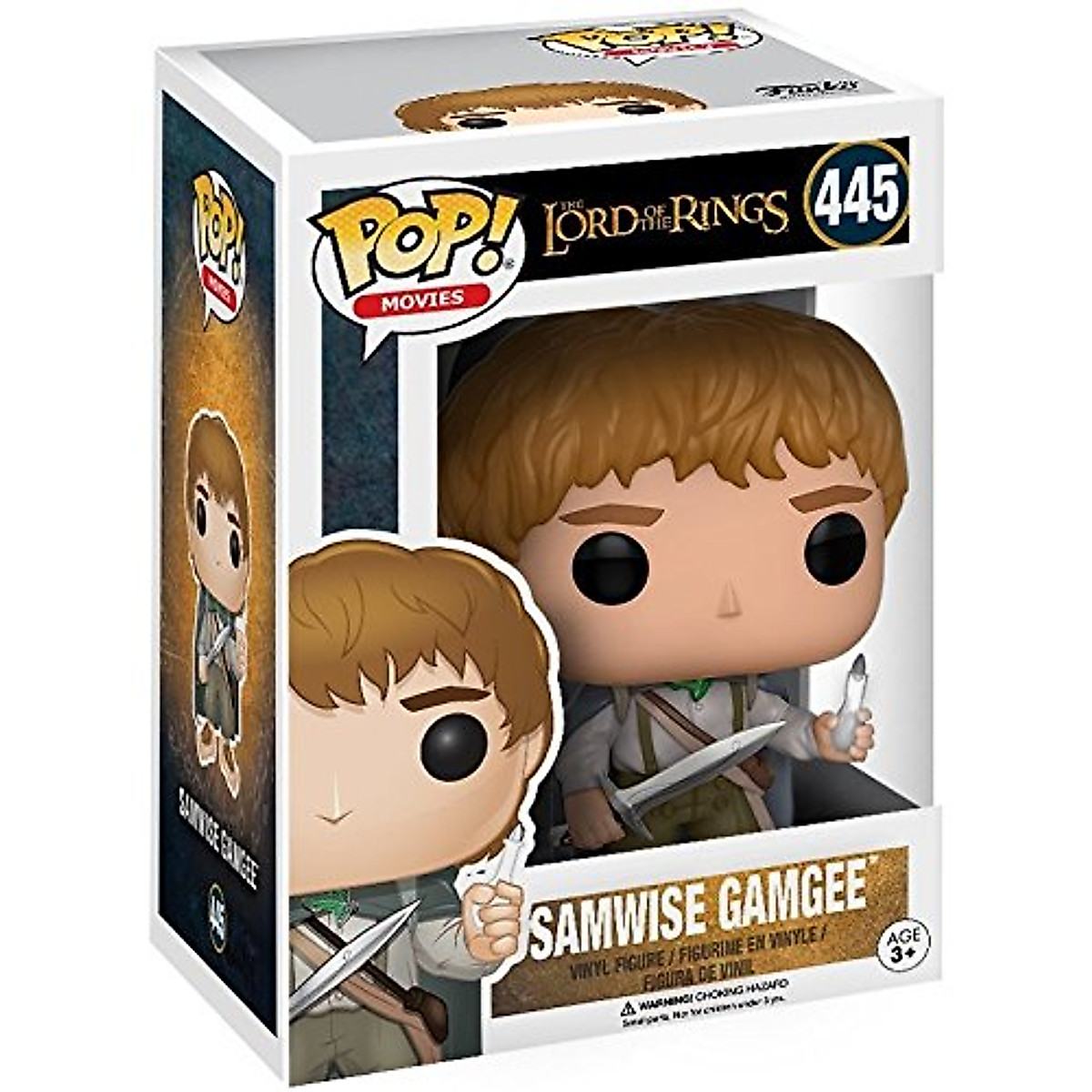 Funko POP Lord of The Rings - Samwise Gamgee Pop Vinyl Figure (Bundled with Compatible Pop Box Protector Case), Multicolored, 3.75 inches