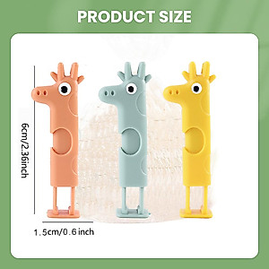 wanh Bread Bag Clips Reusable,Snack Bread Wrapper Sealing Clip to Keep Bread Fresh, Bread Ties Bag Closures Closer Cinchers,Squeeze and Lock Bread Clips for Food Storag (12Pcs Mixed Colors)