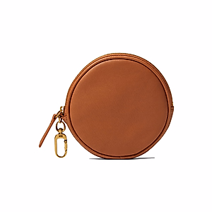 HOBO Revolve Wristlet Leather Wallet For Women - Zipper Closure, Polyester Lining, And Interior Back-Wall Zip And Slip Pocket Cashew One Size One Size