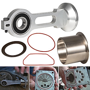 KK-4835 Compressor Piston Kit Connecting Rod Replacement Kit w/Piston Bearing for Sears Craftsman Porter Cable Dewalt Devildiss Oil Free Air Compressor Pump KK-4835 KK-5081 A02743