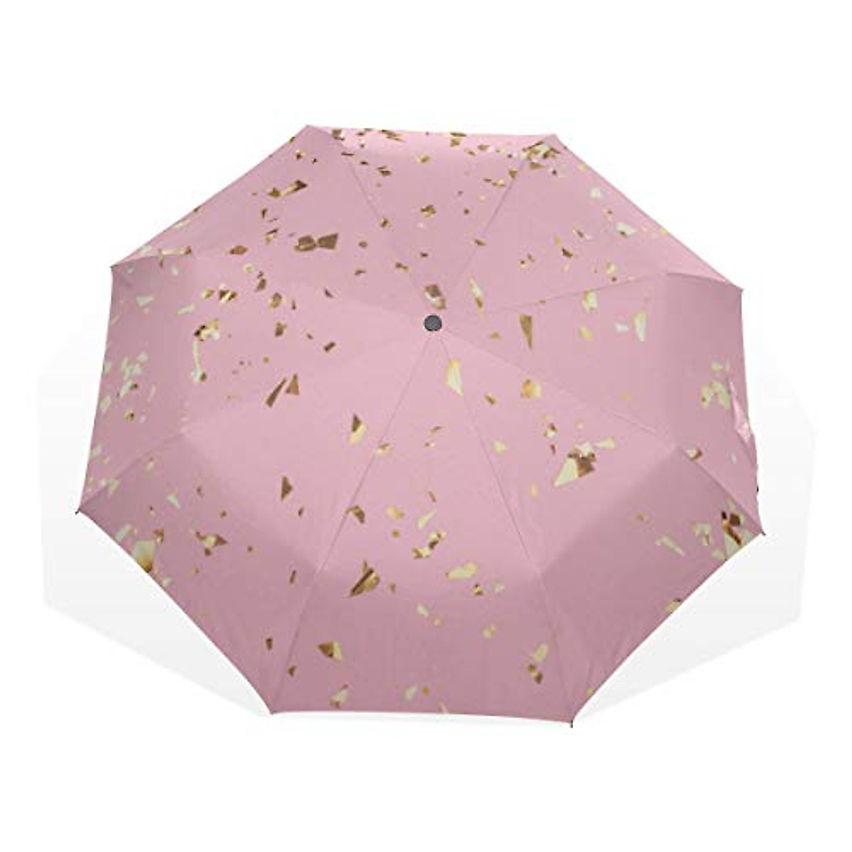 Compact Umbrella Travel Colorful Retro Cute Art Painting Windproof Kids Folding Umbrella Rain & Wind Resistant Compact And Lightweight For Business And Travels